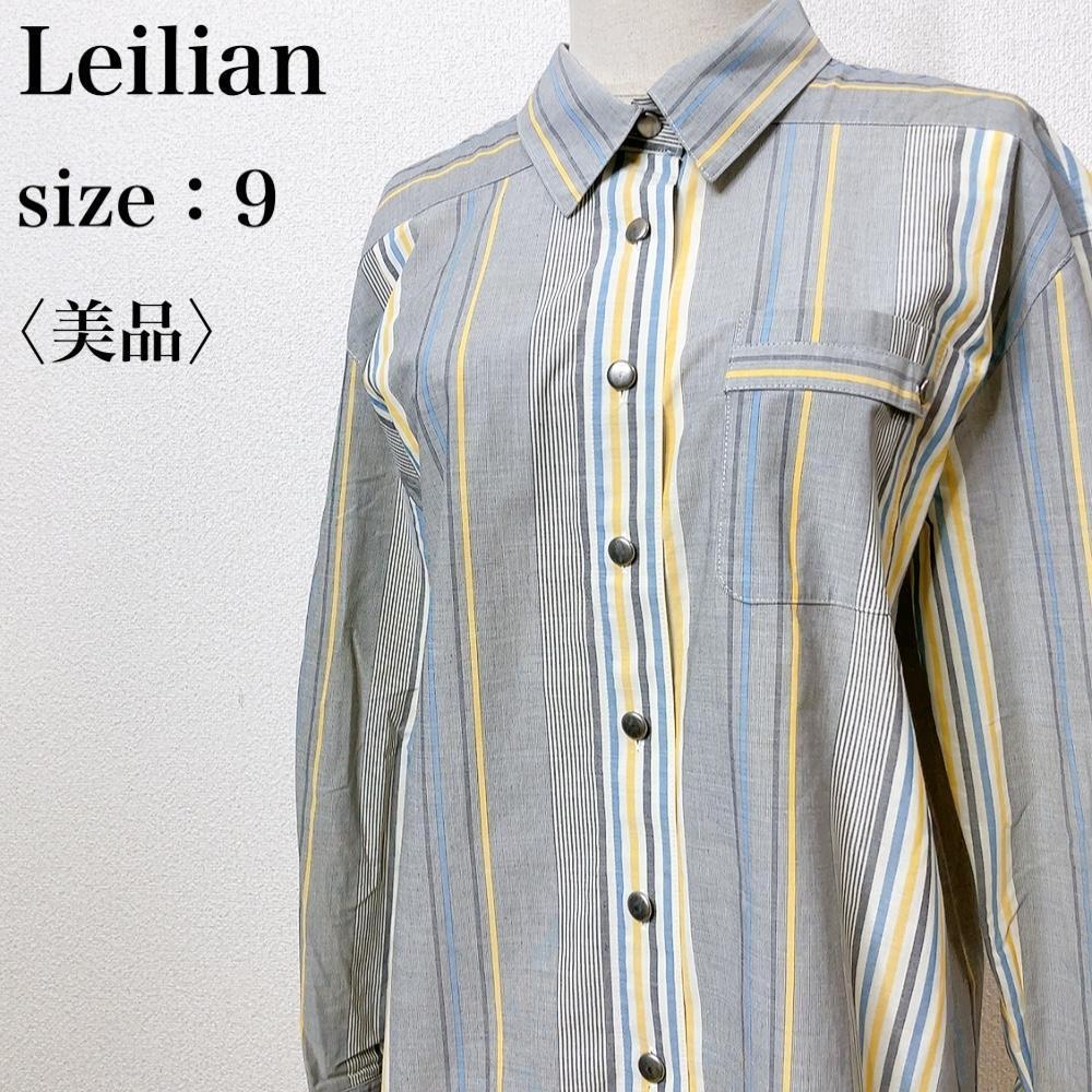 Yahoo!オークション - 【美品】Leilian レリアン カジュアル ビッグシ...