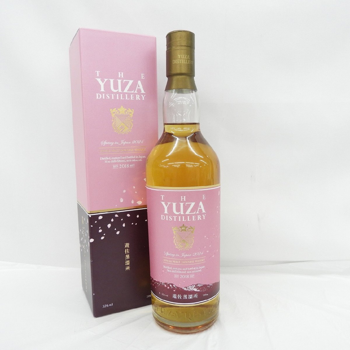 Yahoo!オークション - 【未開栓】遊佐蒸溜所 YUZA スプリング イン ジ...