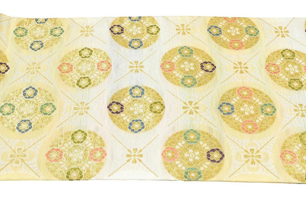 Yahoo!オークション - 袋帯 新品仕立済 西陣 橋本清織物謹製 有職文様 ...