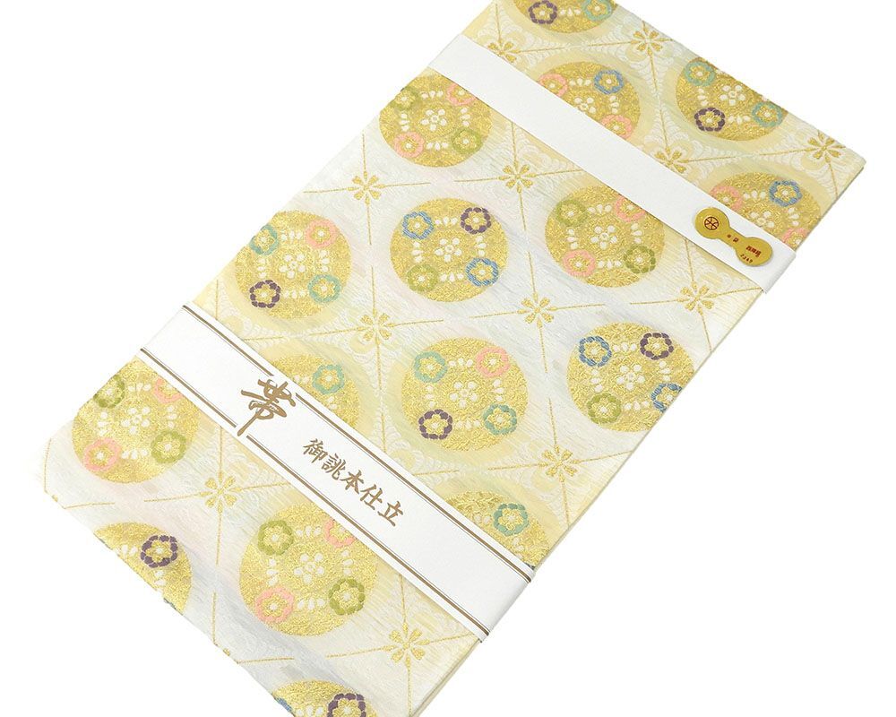 Yahoo!オークション - 袋帯 新品仕立済 西陣 橋本清織物謹製 有職文様 ...