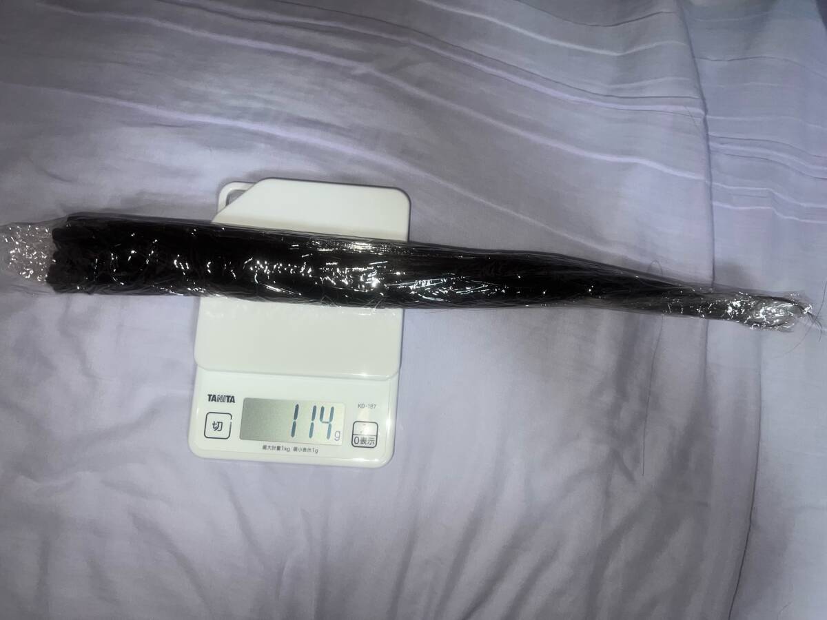 Yahoo!オークション - 髪束6/約40cm/114g/検 髪の毛 エクステ 人毛 ウ...
