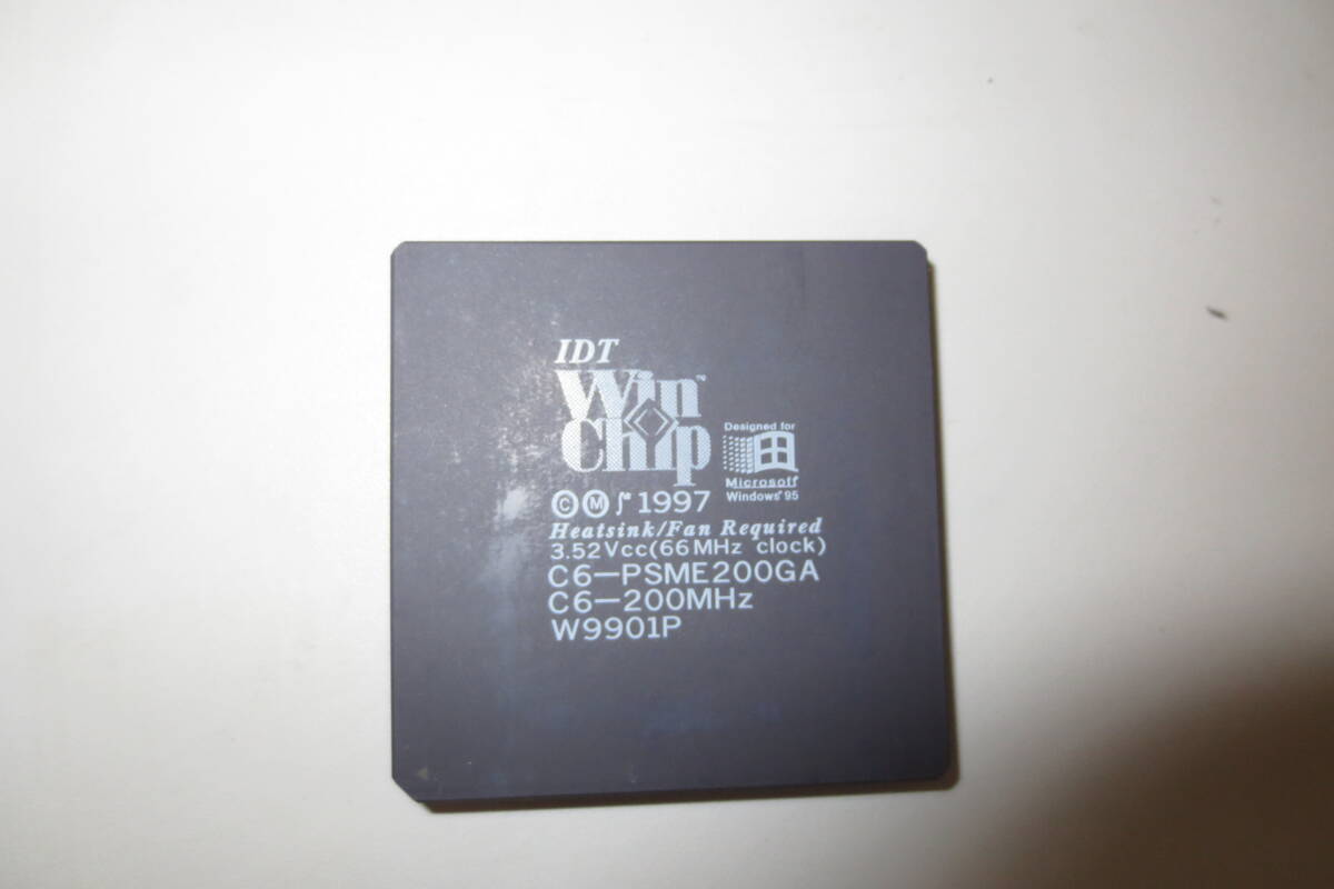 Yahoo!オークション - WinChip C6 PSMF200GA CPU C6-200MHz 動作未確認...