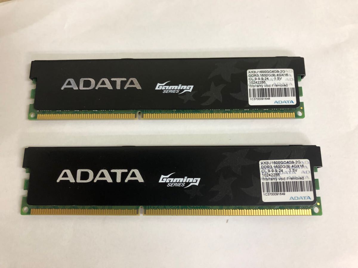 Yahoo!オークション - ADATA DDR3 1600G (9) 4GX16