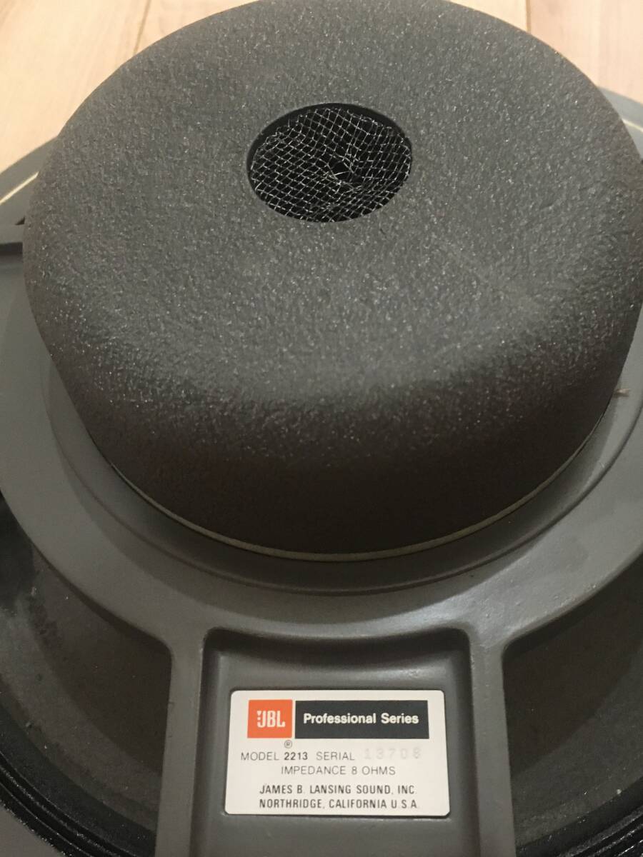 Yahoo!オークション - JBL 2213 アルニコ ウーハー 中古品 ペア【JBL 4...