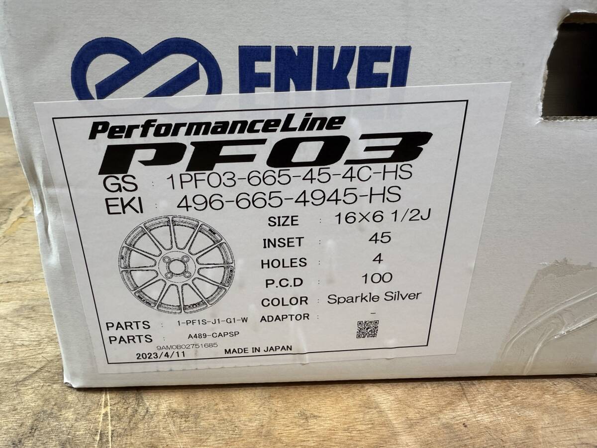 Yahoo!オークション - ENKEI エンケイ PF03 ホイール 2本セット 16イン...