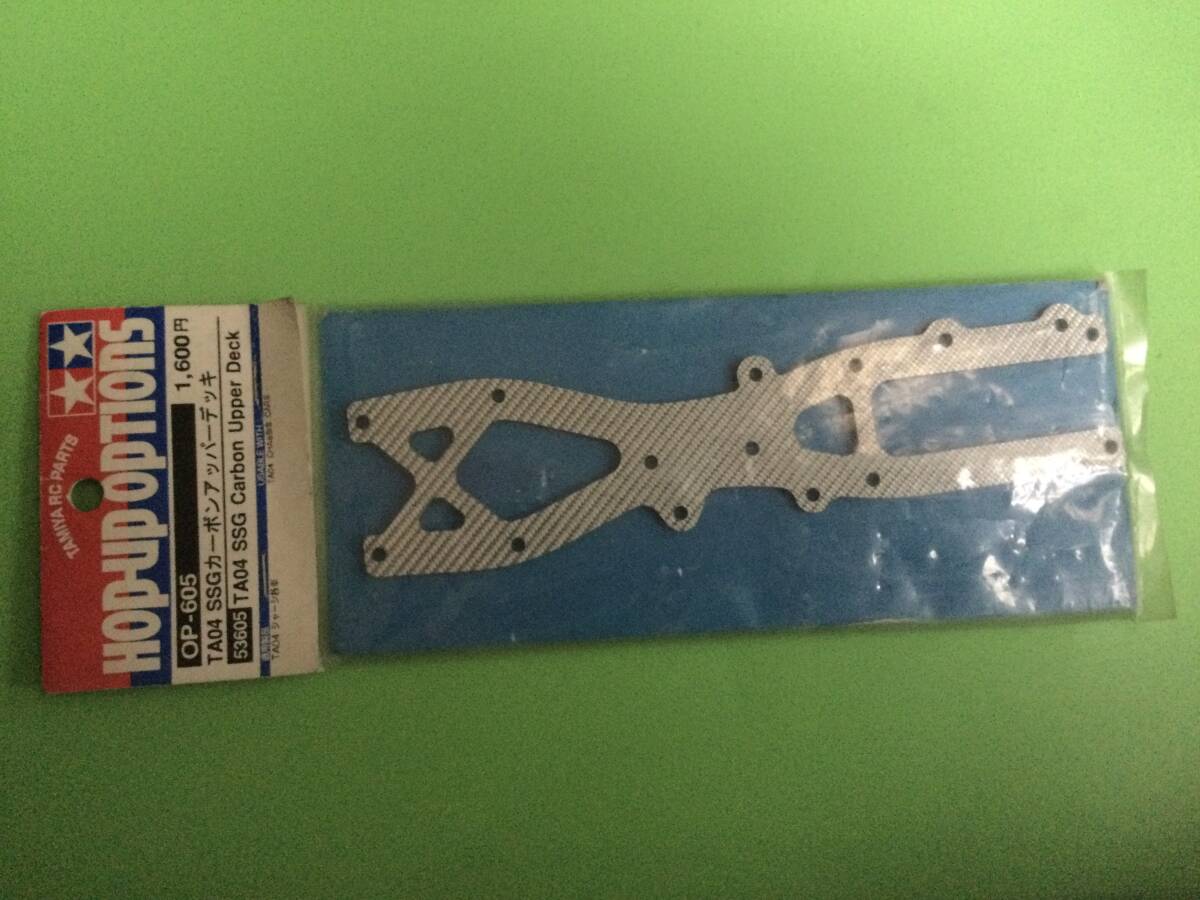 Yahoo!オークション - タミヤ OP-605 TA04 SSGカーボンアッパーデッキ...
