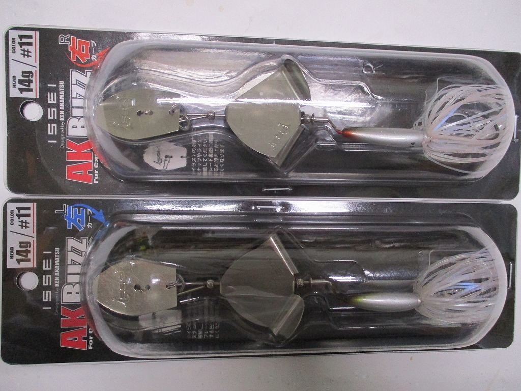 Yahoo!オークション - 一誠 AKバズ 14g ホワイトシャッド 右カーブ 左...