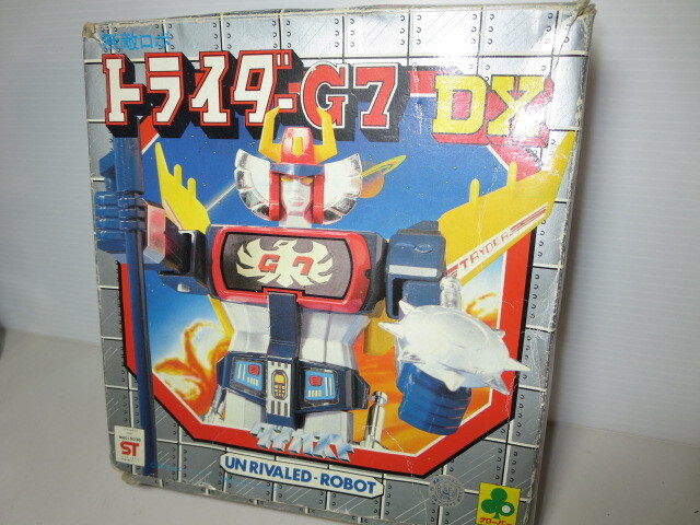 Yahoo!オークション - クローバー 無敵ロボ トライダーG7 DX 当時もの ...