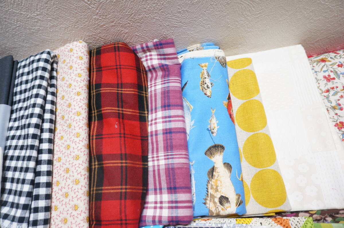 Yahoo!オークション - 【Z326-1.O】超大量 布 生地 はぎれ 約14.4㎏ サ...