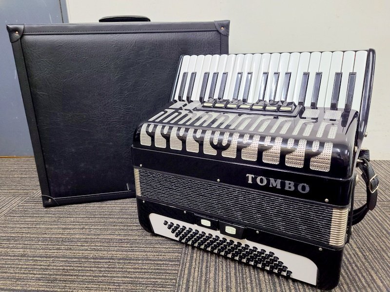 Yahoo!オークション - TOMBO J-80 アコーディオン 34鍵 80ベース トン...