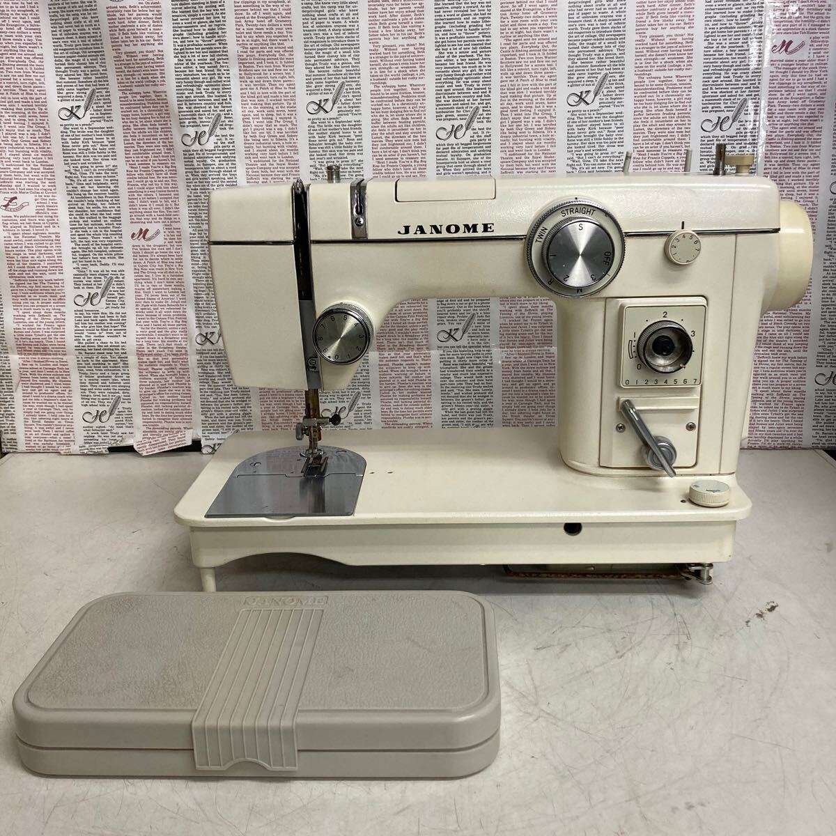 Yahoo!オークション - A020 JANOME ジャノメ M-1108 MODEL802 ミシン/...