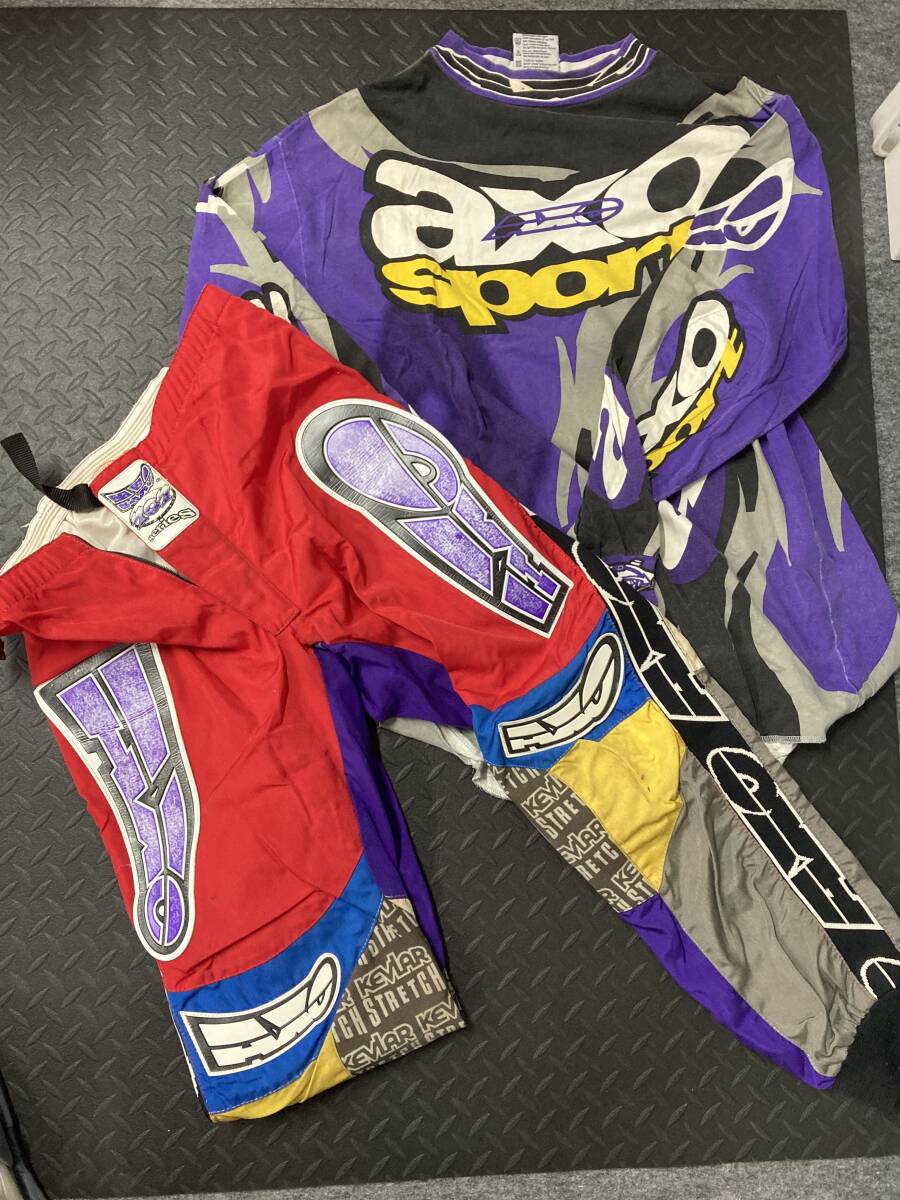 Yahoo!オークション - AXOレーシング MXジャージ MXパンツ 80年代 90...