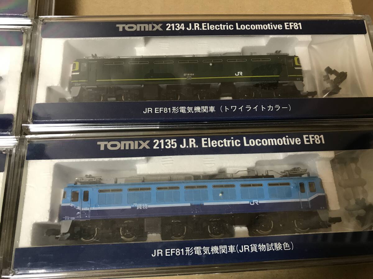 Yahoo!オークション - TOMIX EF81 各色5両セット その1です