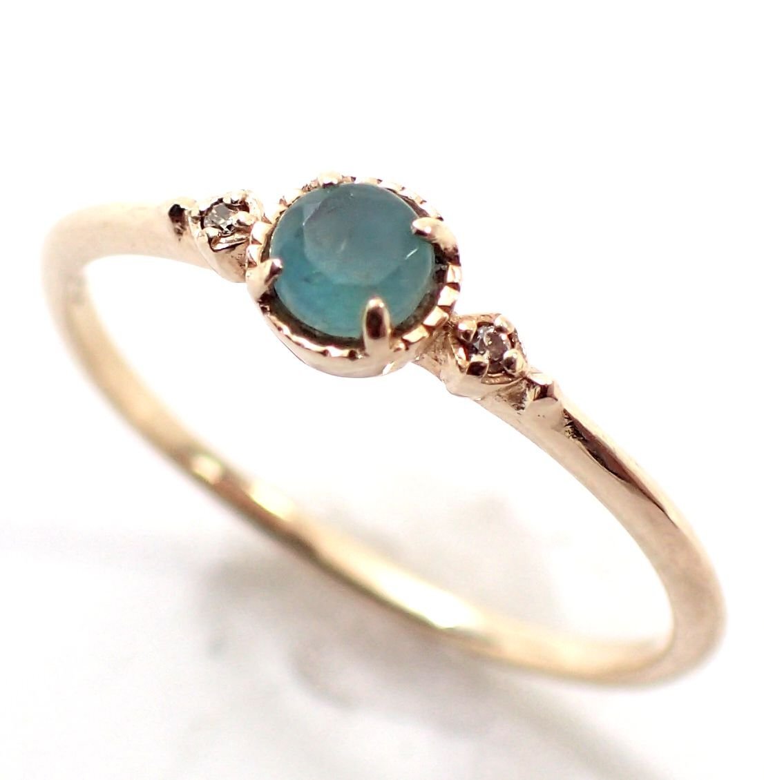 吉村質店 ageteアガットK10色石ダイヤモンド0.01ctリング1.1g#13(指輪)｜売買されたオークション情報、yahooの商品情報をアーカイブ公開 - オークファン（aucfan.com）