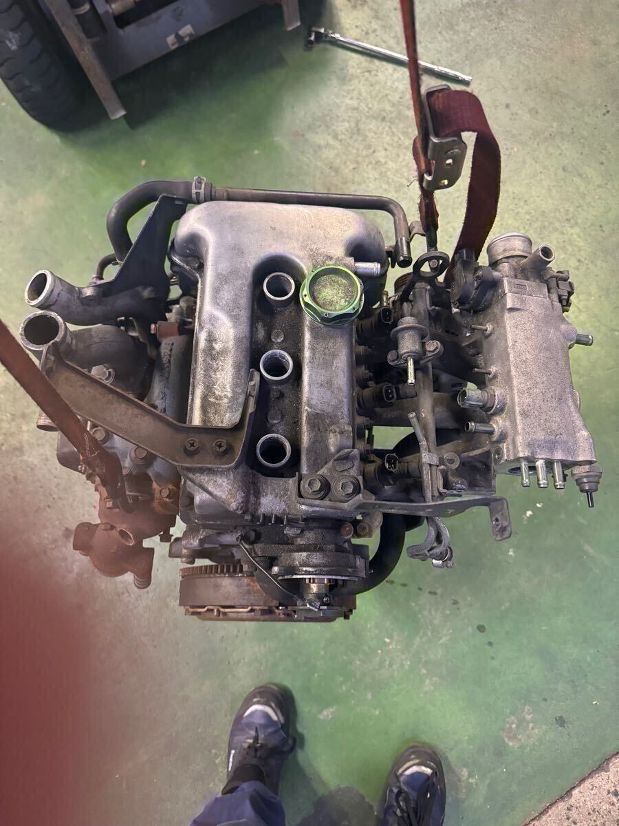 Yahoo!オークション - スズキ JA22 ジムニー K6Aエンジン本体 発送不可...