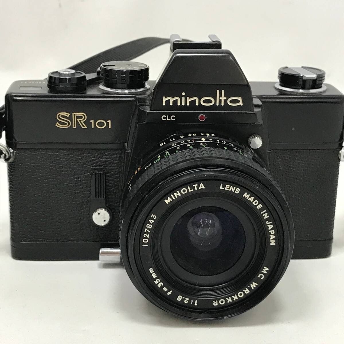 Yahoo!オークション - ‡0785 MINOLTA ミノルタ SR101 ブラック 一眼レ...