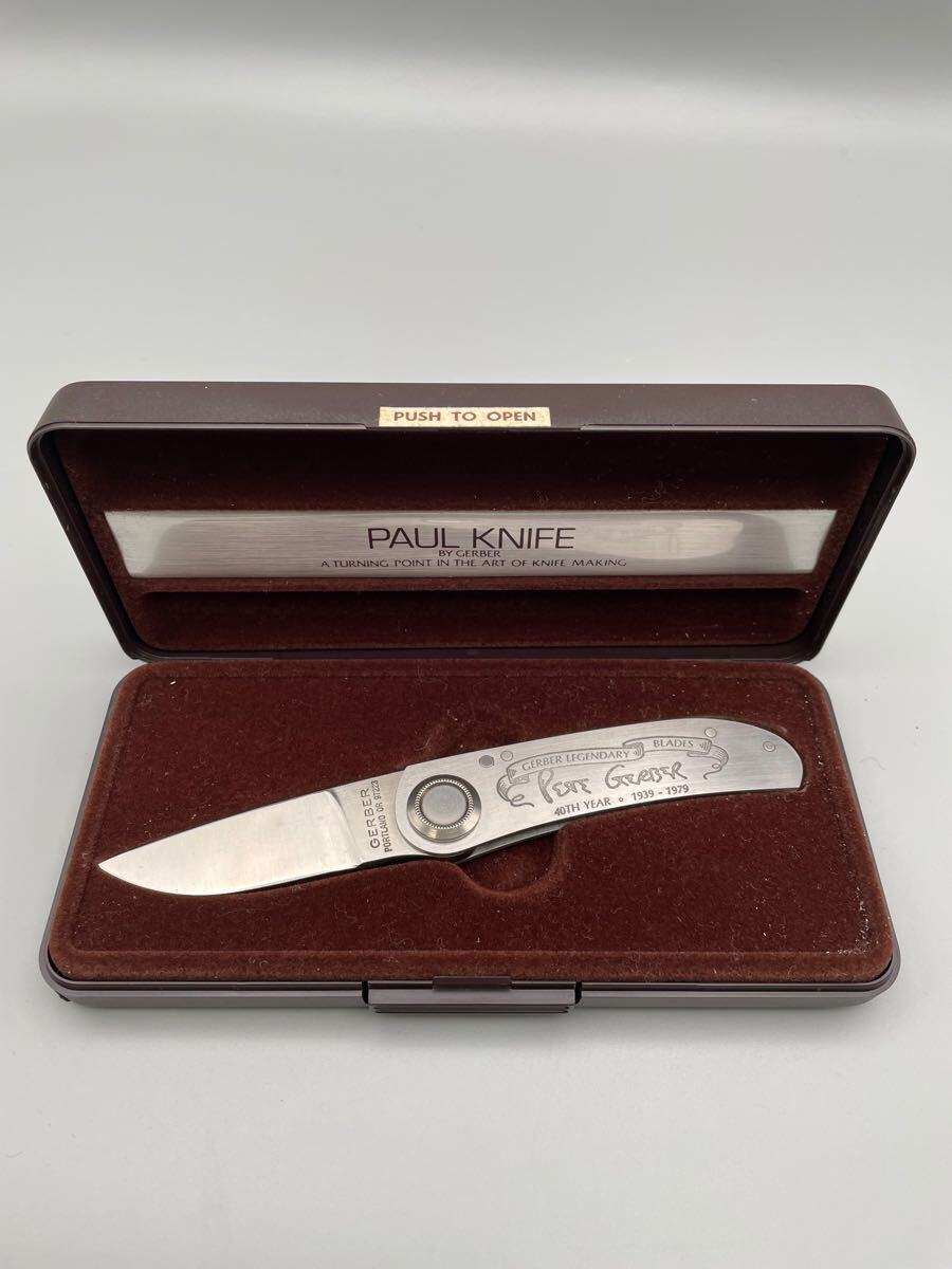 Yahoo!オークション - PAUL KNIFE BY GERBER 40th Anniversary.Sp.Edit...