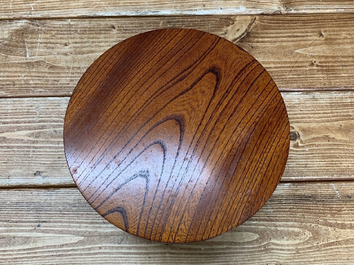 Yahoo!オークション - 【Y8-4087】昭和レトロ 天然木 欅 茶櫃 2段 おひ...