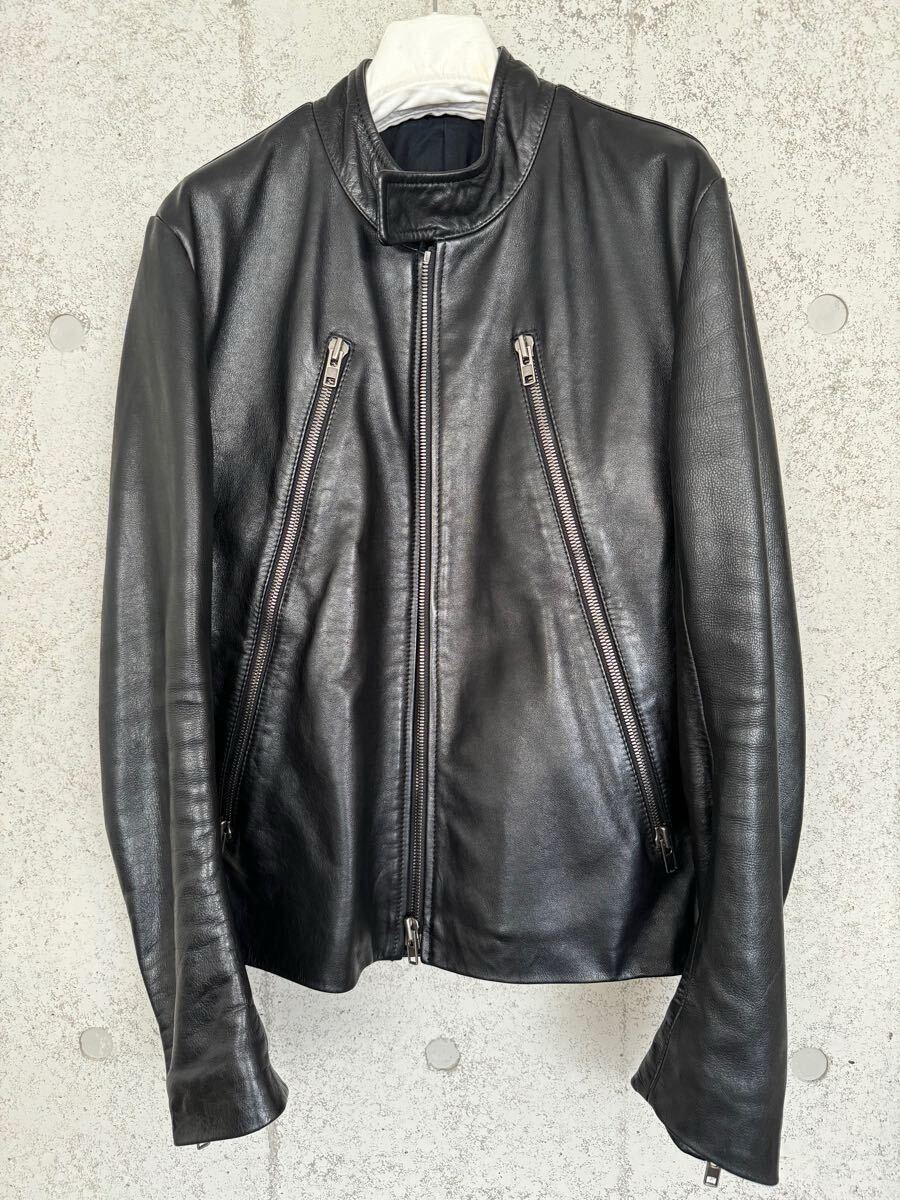 Yahoo!オークション - 11AW Maison Martin Margiela 14 ハの字ライダー...