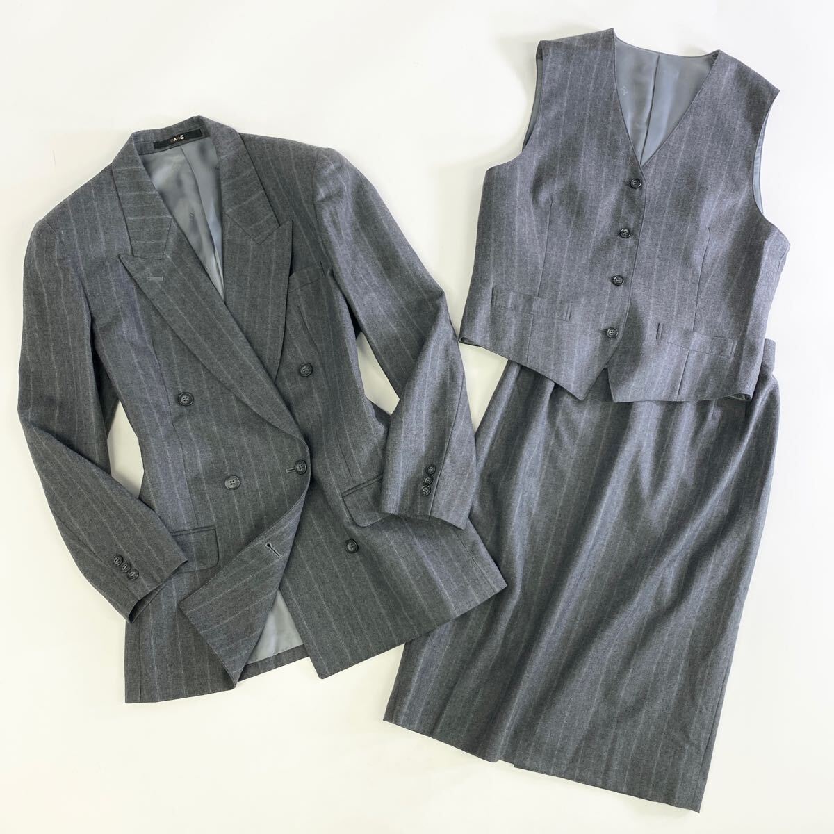 Yahoo!オークション - Fk7 DAKS LONDON ダックス スリーピース スカー...