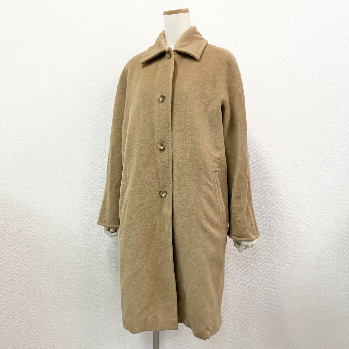 Bk8 イタリア製 Max Mara マックスマーラ ステンカラーコート ロングコート ウール/カシミヤ混 36 Sサイズ ベージュ レディース 冬服(コート)｜売買されたオークション情報 ...