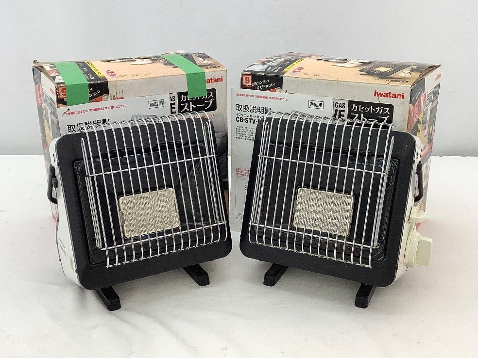 Yahoo!オークション - イワタニ カセットガスストーブ CB-STV-EX 2台ま...
