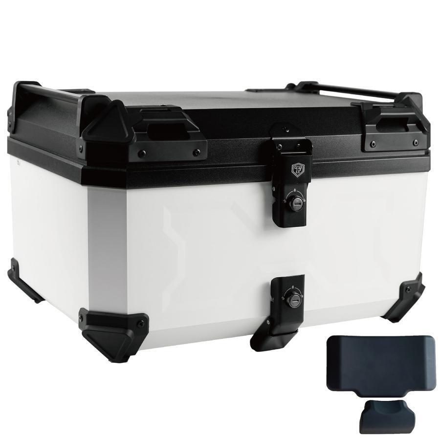 Yahoo!オークション - 2331リアボックス 45l 背もたれ abs バイク リア...