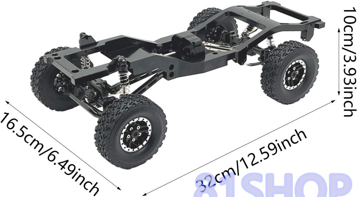 Yahoo!オークション - 「81SHOP」1 12 RCボディフレームキット ホイー...