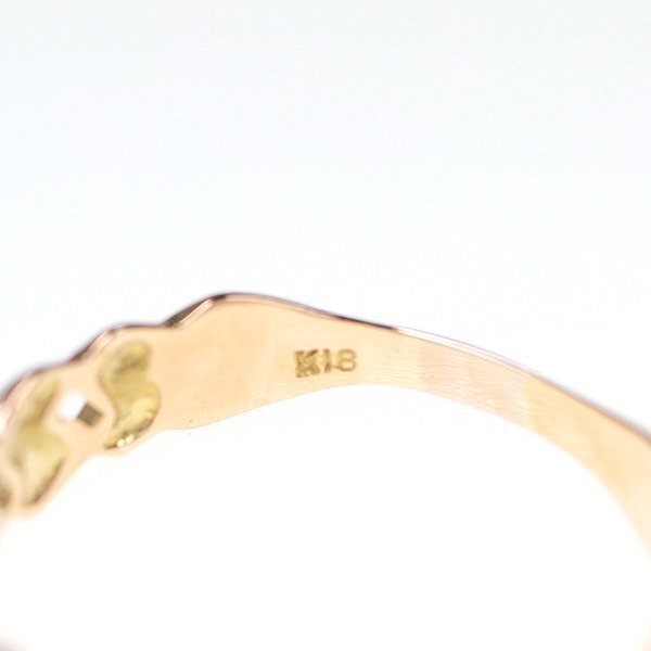 Yahoo!オークション - Z_870 K18 リング