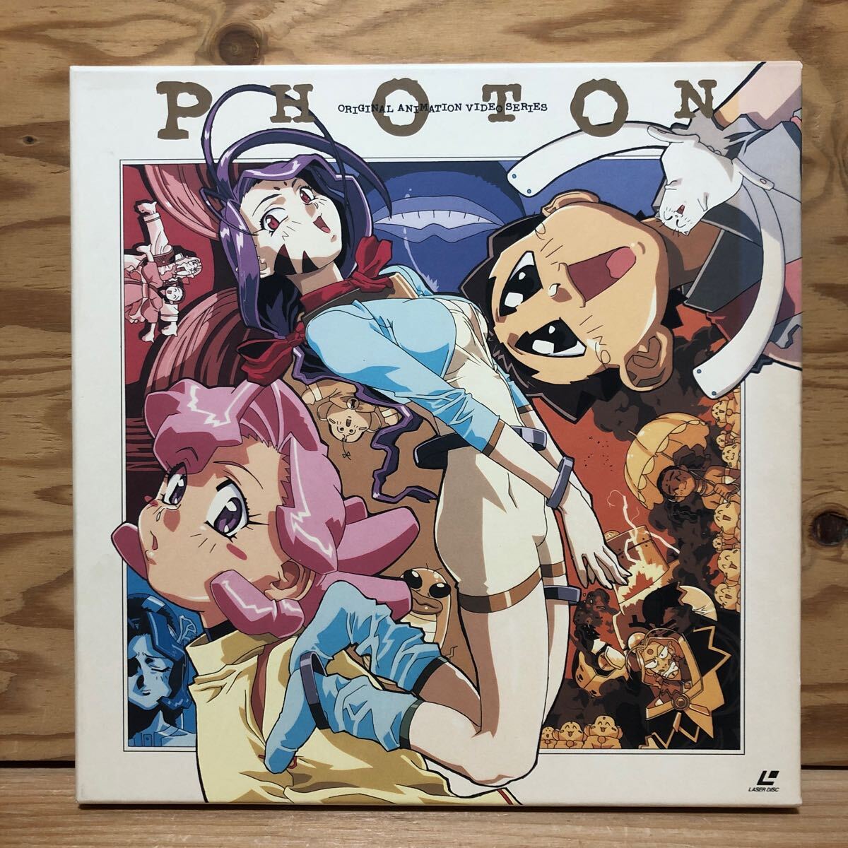 K90D1-241119 レア LD レーザーディスク PHOTON フォトン VOL.1 VOL.6 箱あり 新妻のキーネ 旅立ちのラシャラ(アニメーション)｜売買されたオークション情報 ...