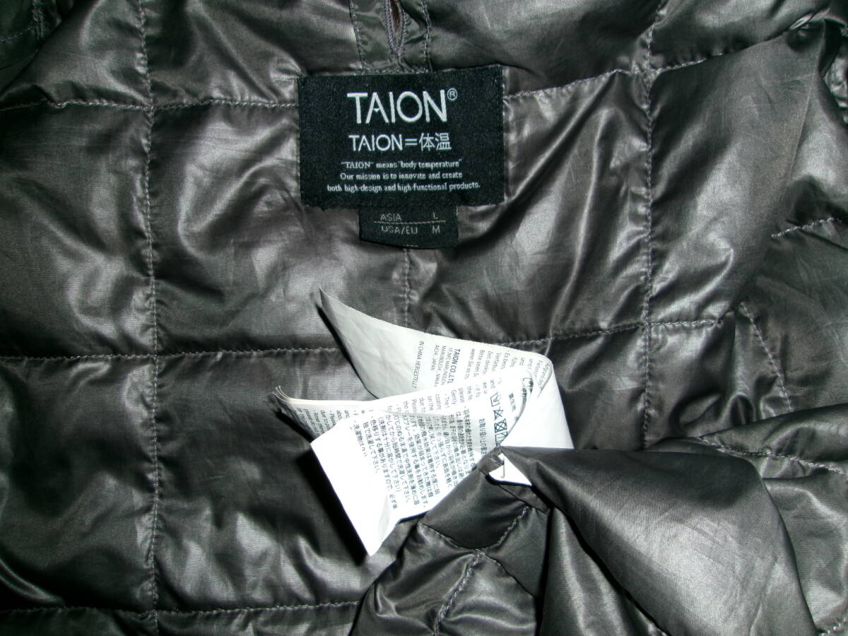 Yahoo!オークション - TAION タイオン クルーネック ボタン インナー ...