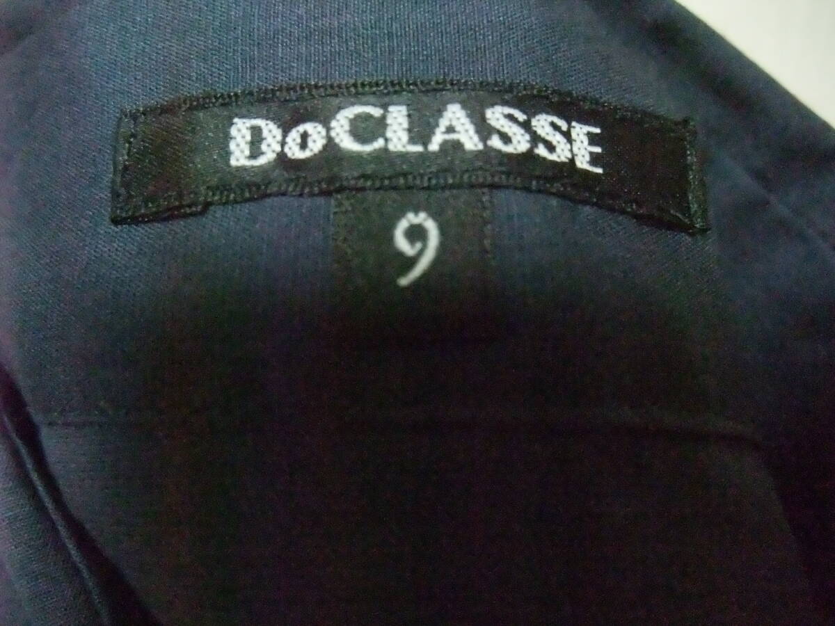 Yahoo!オークション - DoCLASSE/トップス/ロングブラウス/紺/9
