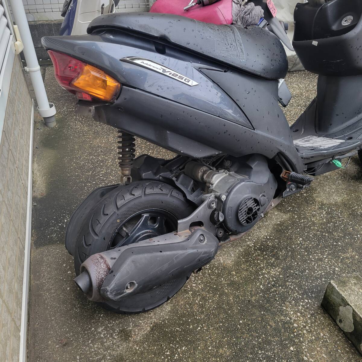 Yahoo!オークション - アドレスV125 k9 から外した リヤサスのアダプタ...