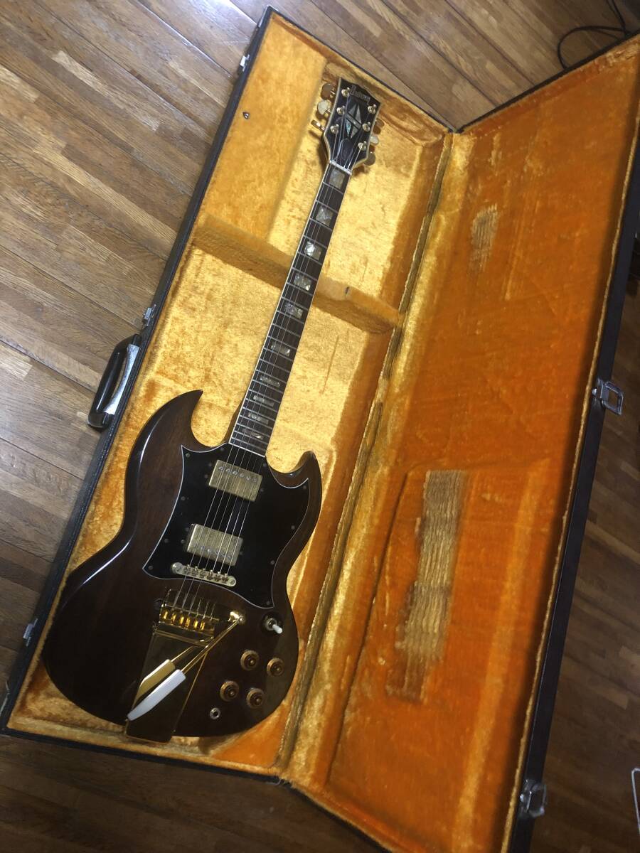 Yahoo!オークション - Burny SG Custom 板バネ ハードケース付き 調整...