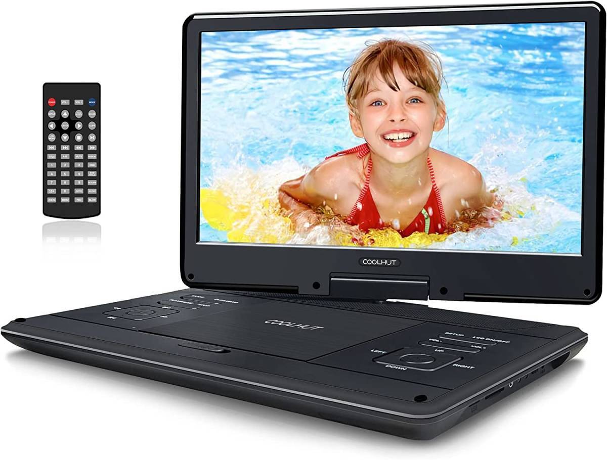 Yahoo!オークション - CoolHut P1 ポータブルDVDプレーヤー 16.9型 14...