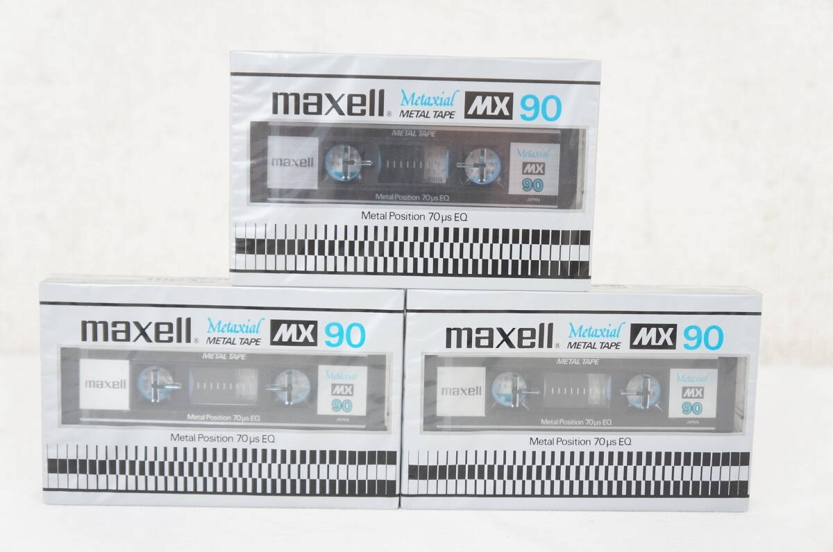 maxell マクセル MX 90 METAL メタル カセットテープ 3点セット 2211056041(記録媒体)｜売買されたオークション情報、yahooの商品情報をアーカイブ公開 ...