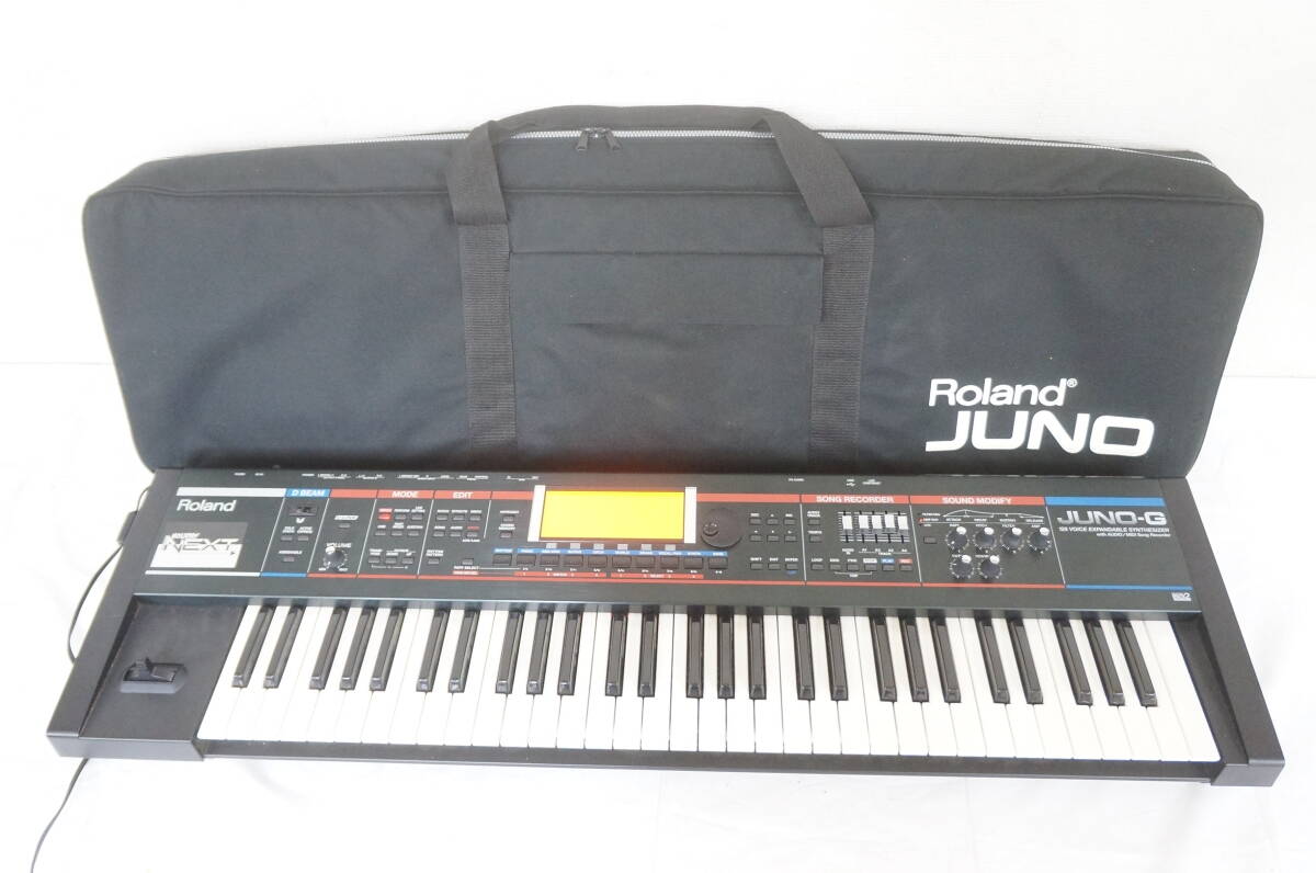 Yahoo!オークション - Roland ローランド JUNO-G シンセサイザー 鍵盤...