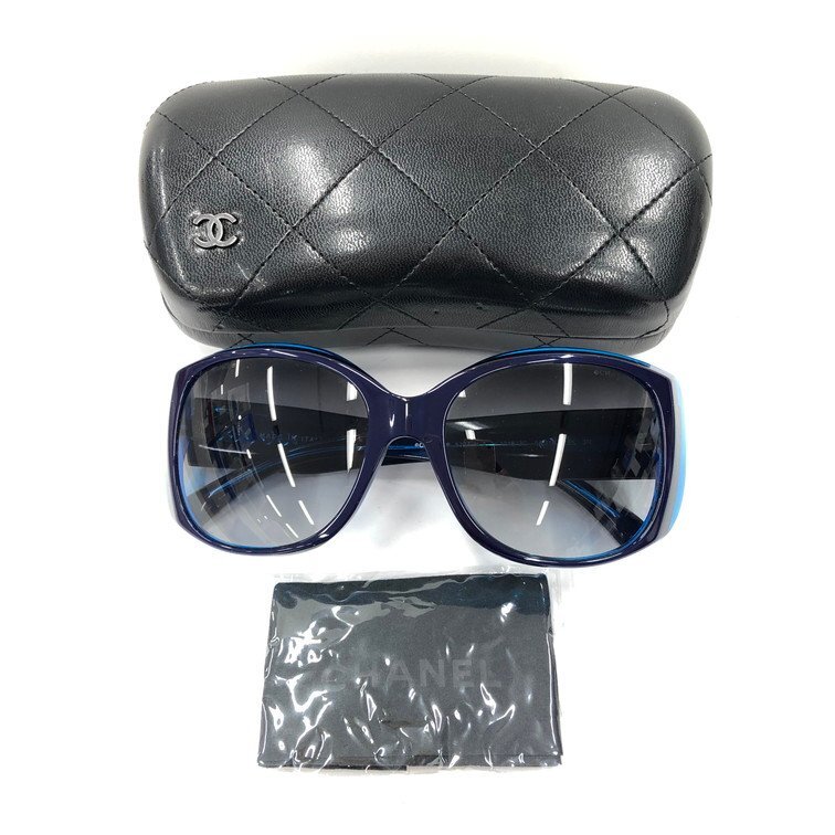 Yahoo!オークション - CHANEL シャネル ココマーク サングラス 5227-H-...