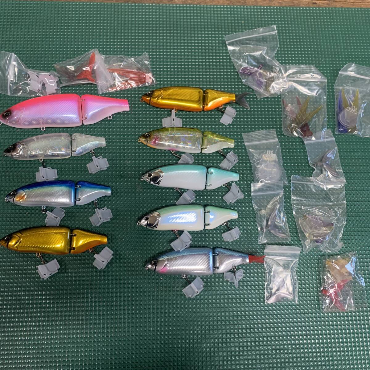 Yahoo!オークション - G-3370 ジョイントルアー まとめ売り チャイニー...