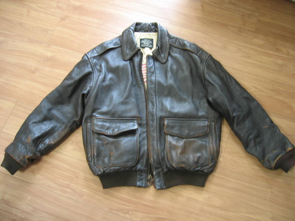 Yahoo!オークション - ヴィンテージ AVIREX A-2 M ユーズド