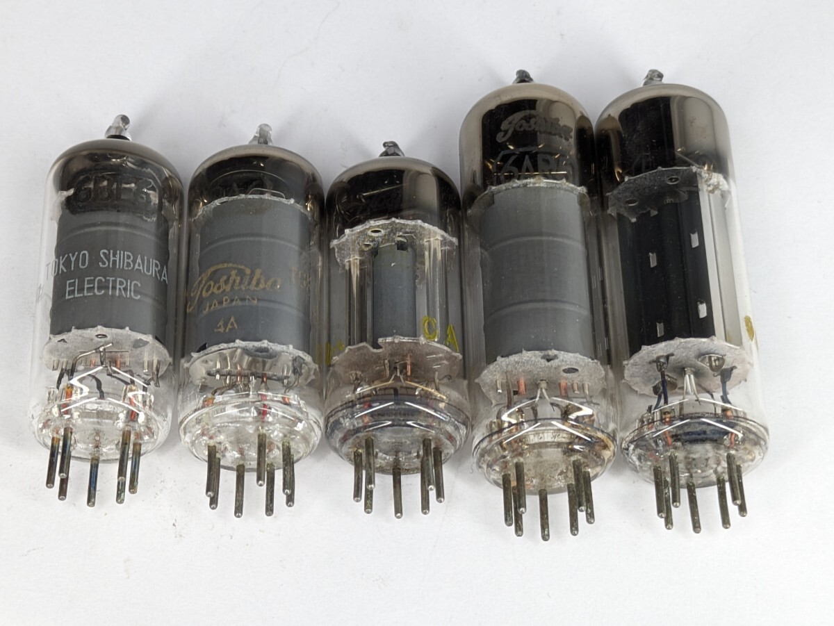 Yahoo!オークション - 東芝 真空管ラジオ 5本セット TV-7D/Uにて試験済...