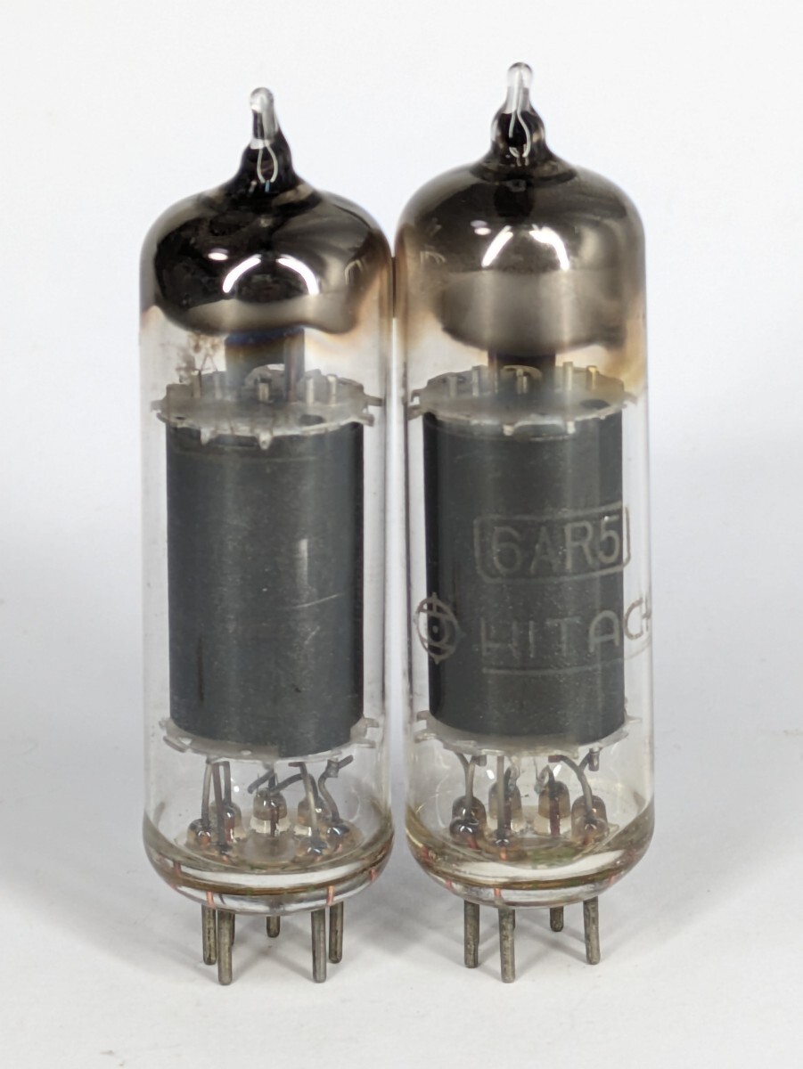Yahoo!オークション - 日立製作所 6AR5 ブラックプレート 2本 TV-7D/U...