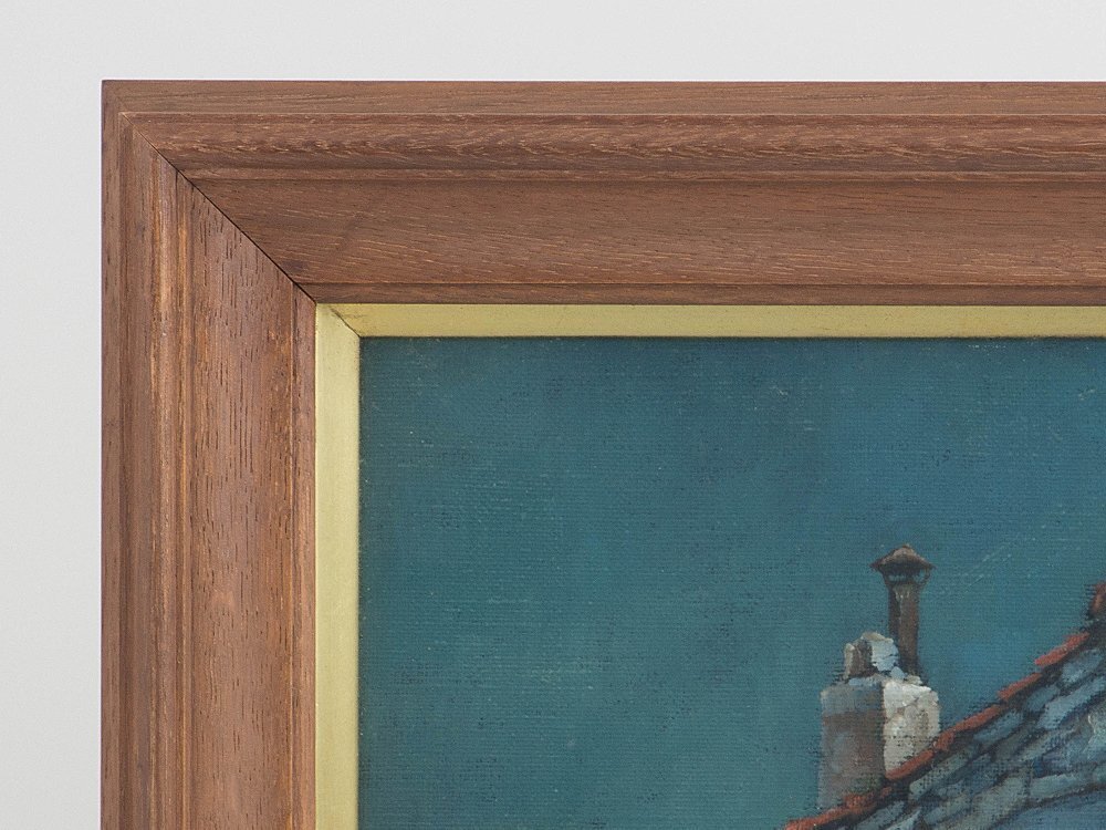 Yahoo!オークション - 【1on1】真作 藤飯治平 『グラナダの農家』 油彩...