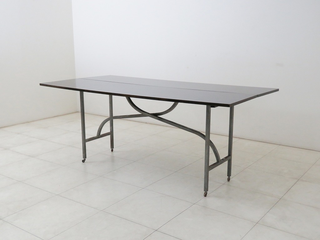 US 1960's ヴィンテージ テーブル キャスター インダストリアル 作業台 アイアン ダイニング 工業系 什器 アメリカ検PFSダルトンアクメ(ダイニングテーブル)｜売買された ...