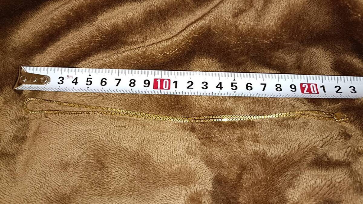 Yahoo!オークション - 送料無料 K18GF ネックレス 約44cm K18GFの刻印...