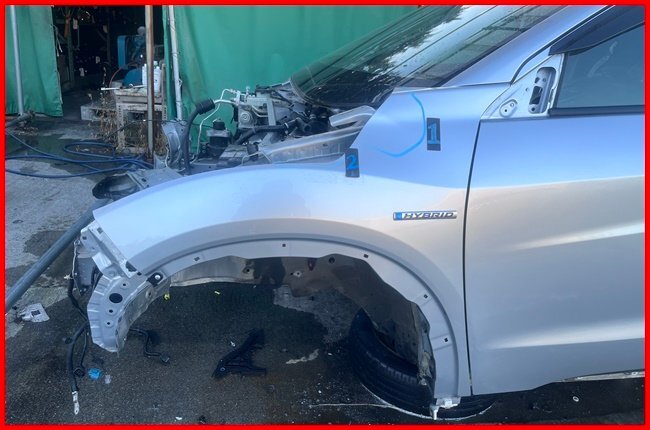 Yahoo!オークション - ヴェゼル RU3 フェンダー左 管理番号 5102