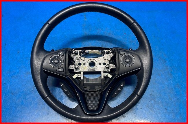 Yahoo!オークション - ヴェゼル RU3 ステアリングホイール ハンドル 管...