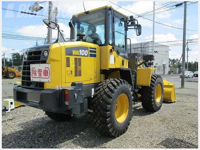 Yahoo!オークション - タイヤショベル(ホイールローダー) コマツ WA100...