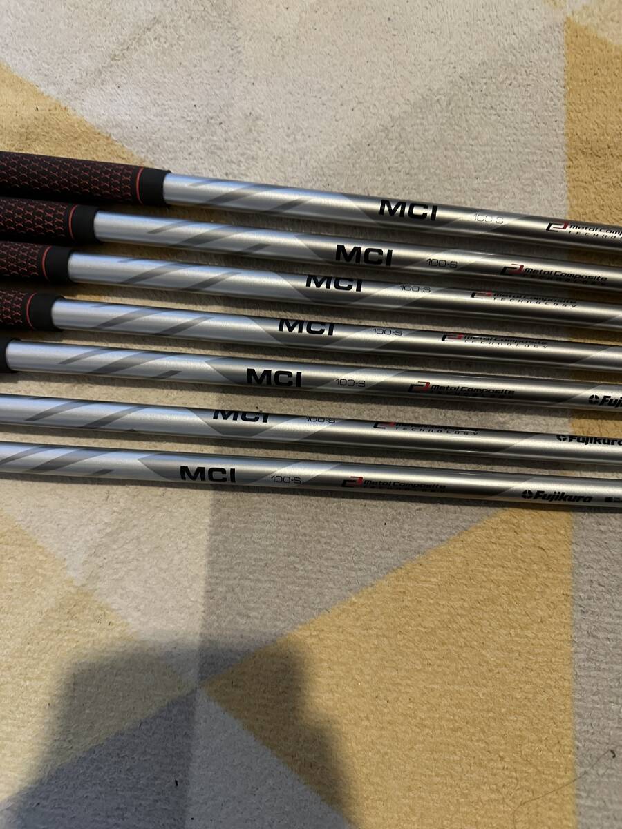 Yahoo!オークション - 近美品 フジクラ MCI 100S 4番〜PW 7本