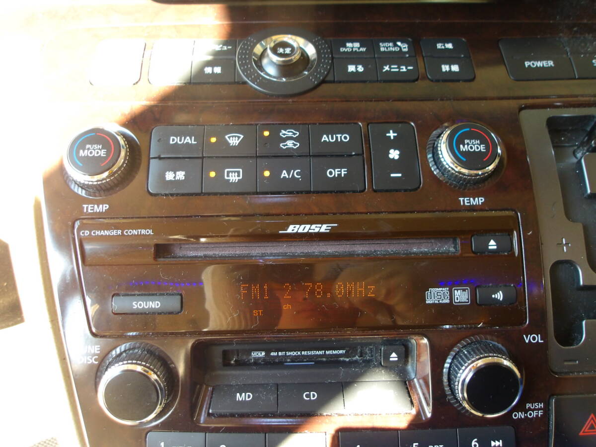 Yahoo!オークション - B4-02 E51 エルグランド BOSE オーディオ 木目パ...